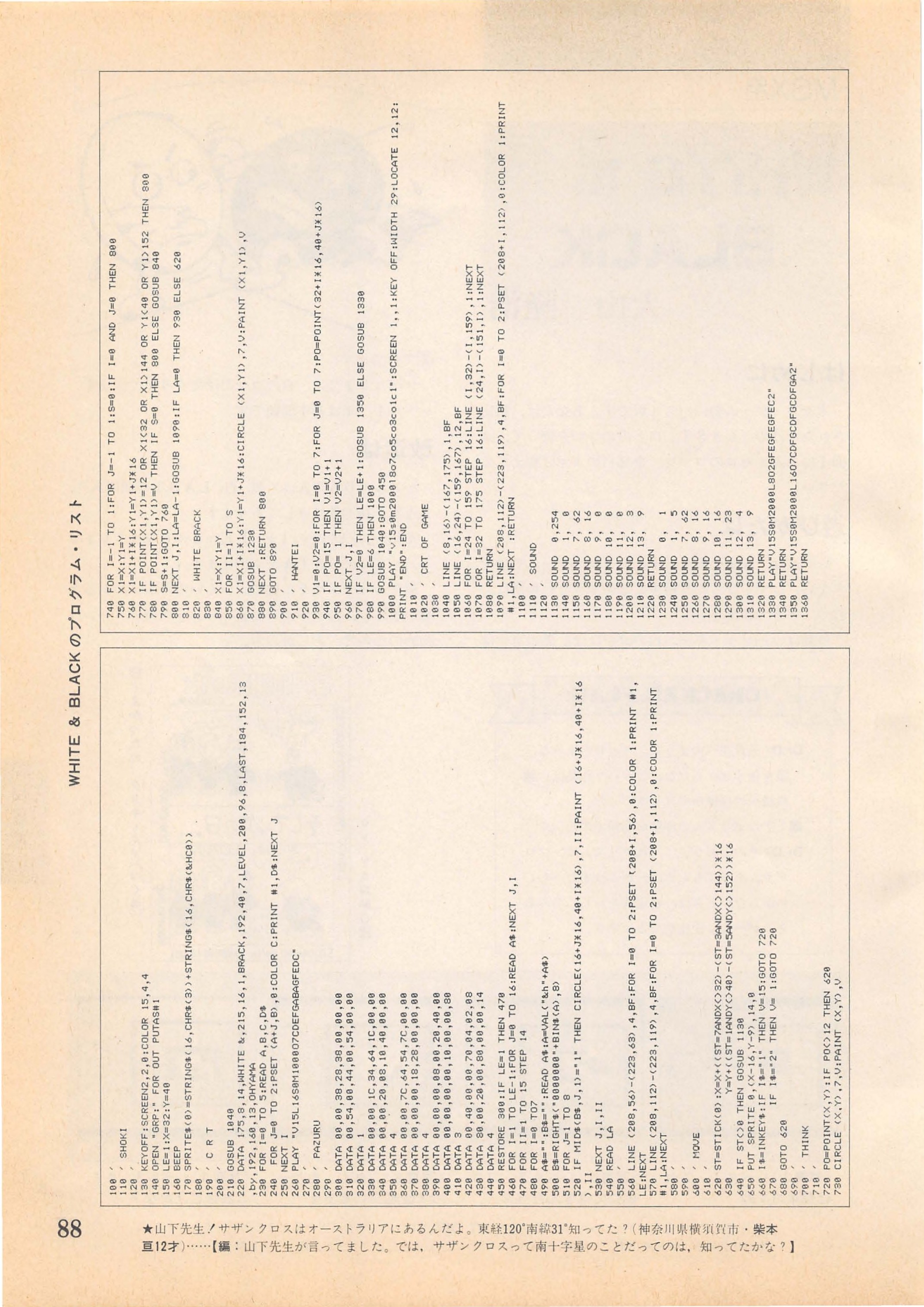 WHITE & BLACK (Takahiro Oyama) – Gaming Alexandria
